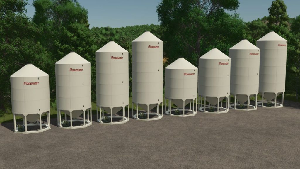 FS25 Foremost Smoothwall Hopper Bin Pack V1.0.0.0 Mod - Farming ...
