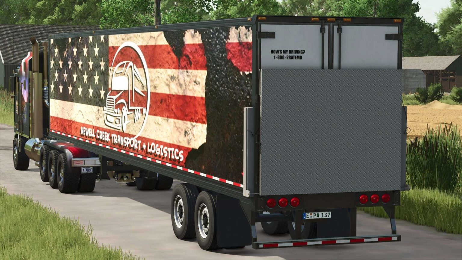 FS25 Kenworth K100 American Edition Truck + Trailer v1.0.0.0 Mod ...
