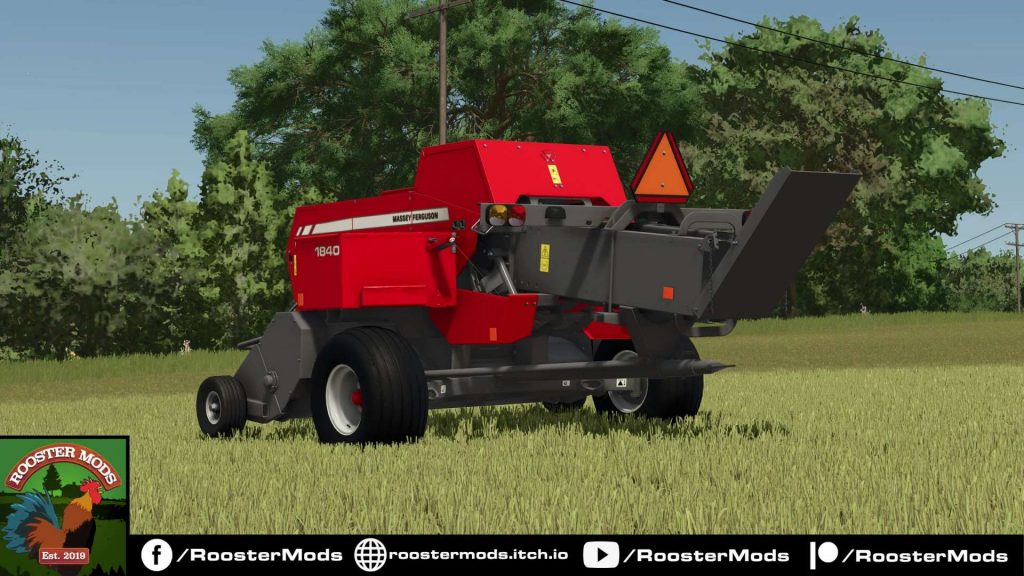 FS25 Massey Ferguson MF 1840 Square Baler v1.0.0.0 Mod - Farming ...