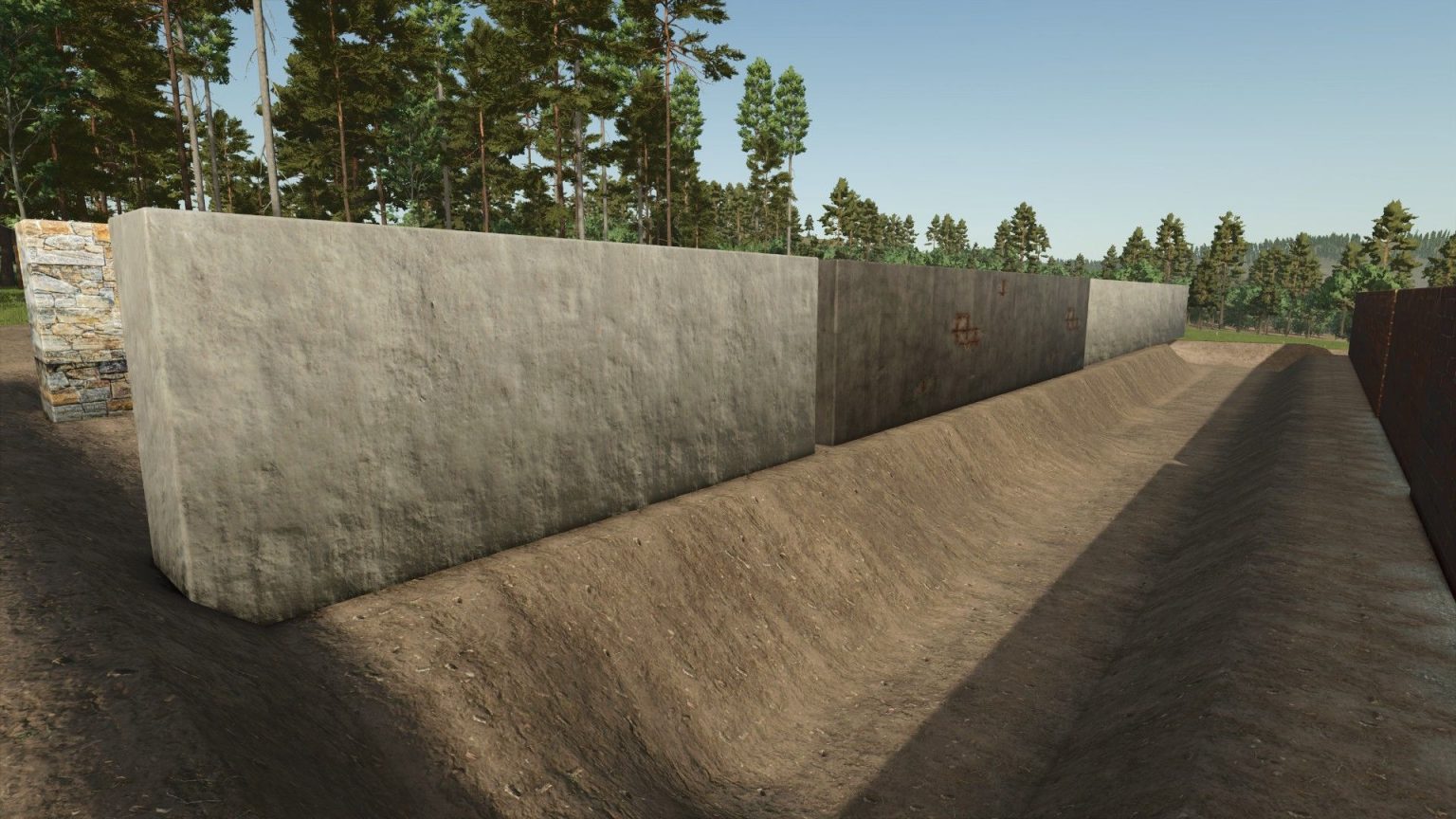FS25 Placeable walls pack V1.0.0.0 Mod - Farming Simulator 25