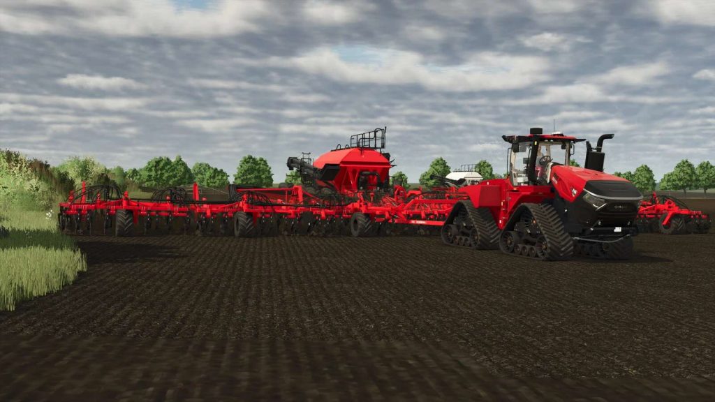 FS25 Bourgault 3420-100 Paralink Hoe Drill + 71300 Air Cart v1.0.0.0 ...