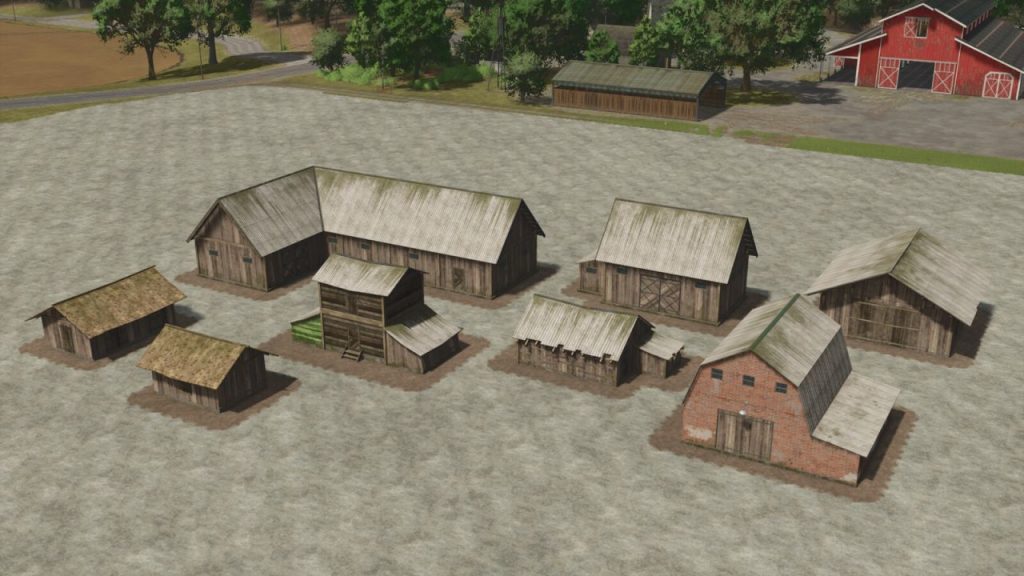 FS25 European Decorative Buildings Pack V1.0.0.0 Mod - Farming Simulator 25