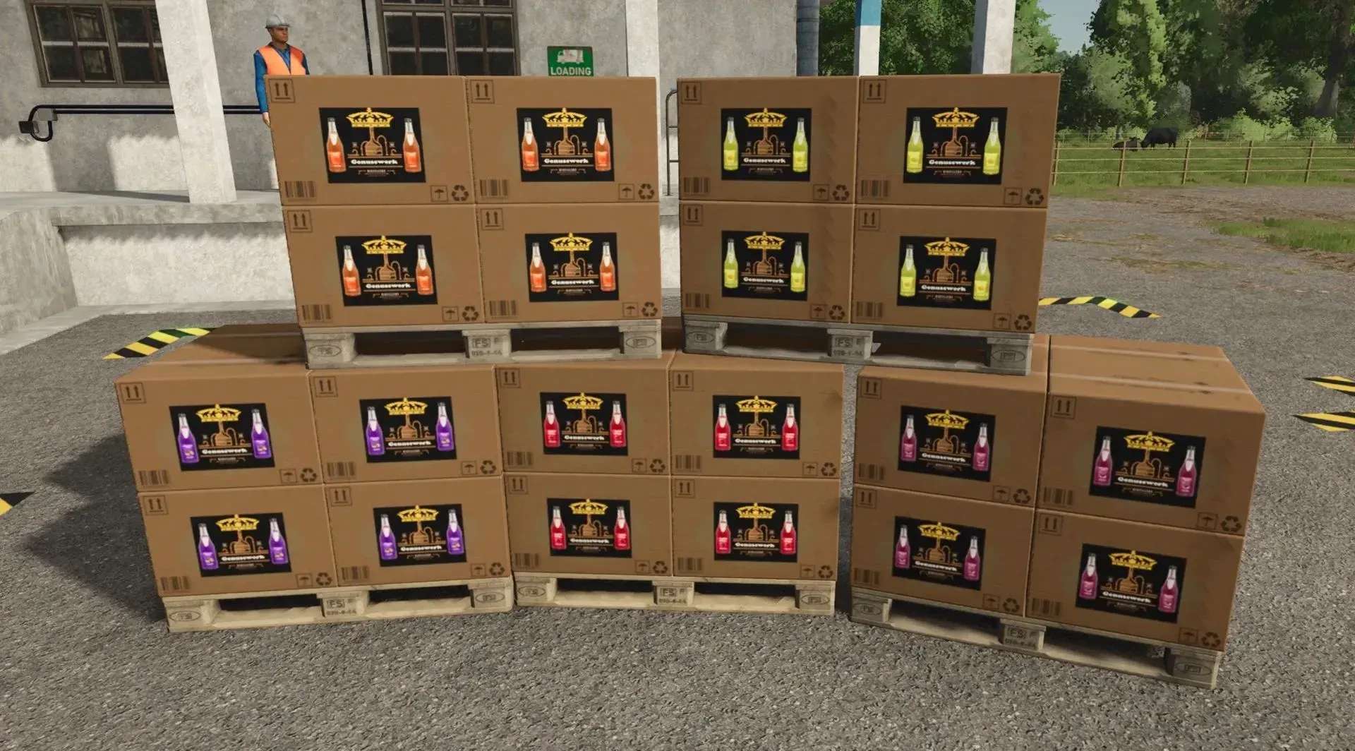 FS25 Genusswerk factory v1.0.0.1 Mod - Farming Simulator 25