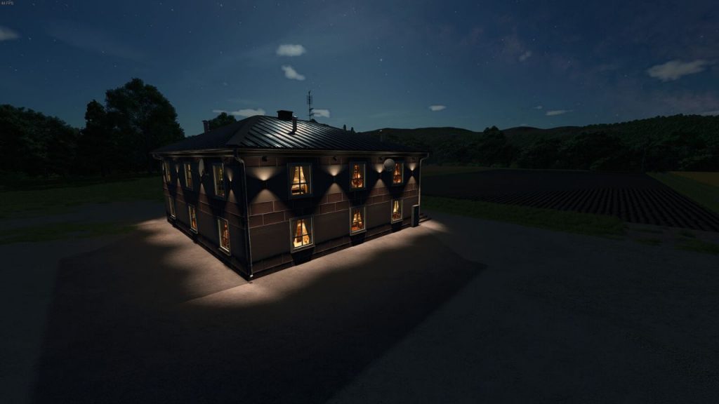 FS25 Modern Polish House V1.0.0.1 Mod - Farming Simulator 25