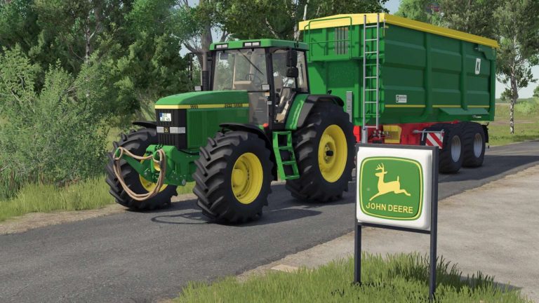 FS25 John Deere Neon Sign v1.0.0.0 Mod - Farming Simulator 25