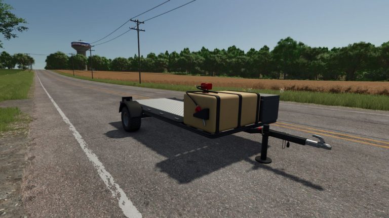 FS25 Motorcycle Trailer V1.0.0.0 Mod - Farming Simulator 25