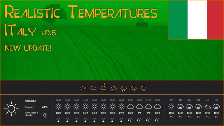 FS25 Realistic Temperatures - Italy BETA 3 v0.6.0.0 Mod - Farming ...