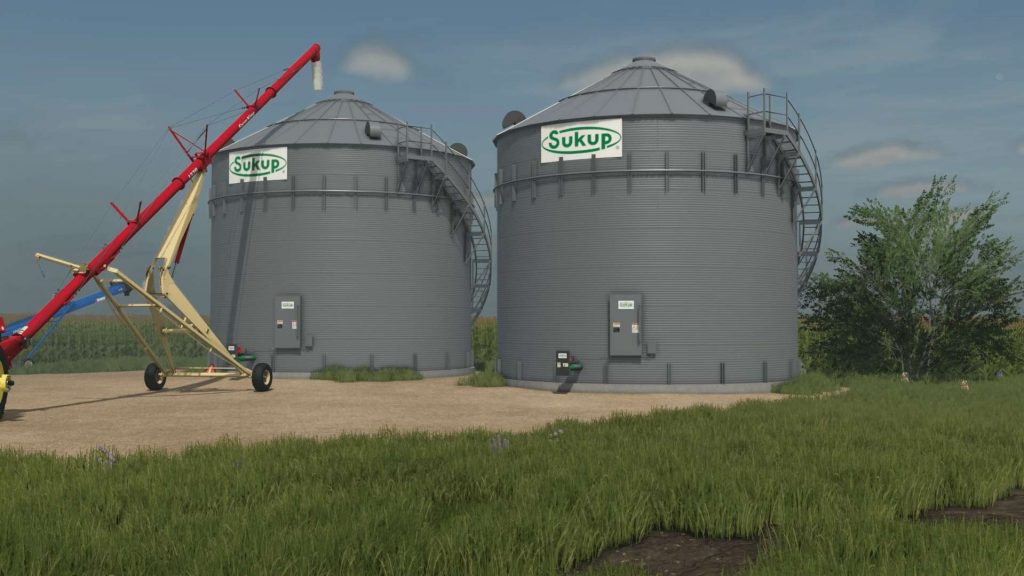 FS25 7 Ring Sukup Grain Bin v1.0.0.0 Mod - Farming Simulator 25