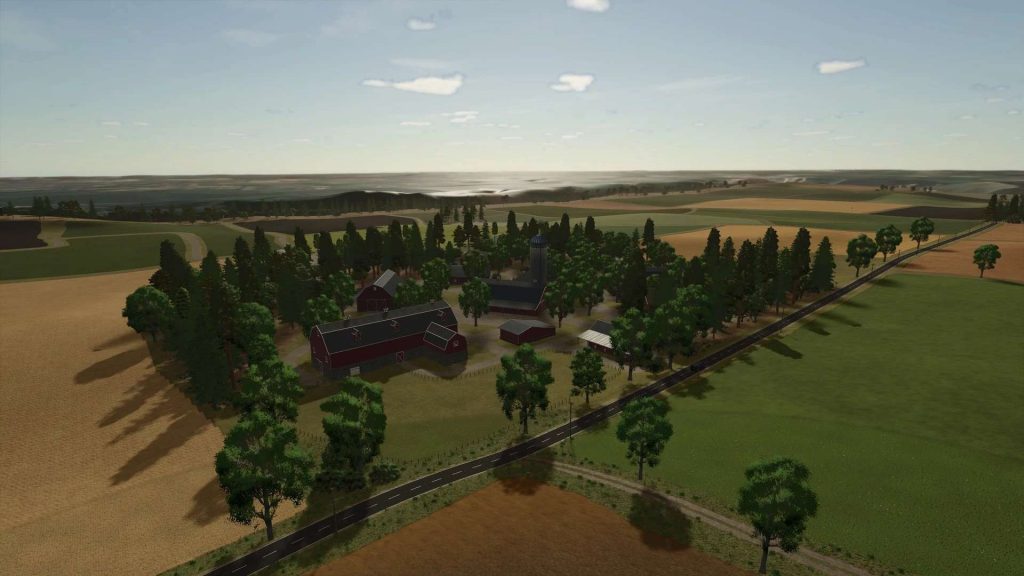 FS25 Creek Hollow – new 4-fold map v1.0.0.0 Mod - Farming Simulator 25