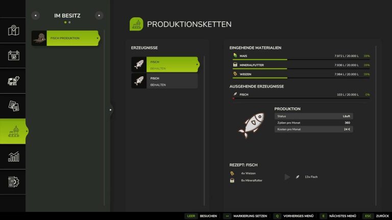 FS25 Fishing Production v1.0.0.0 Mod - Farming Simulator 25