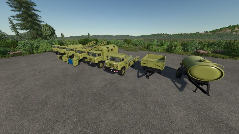 FS25 GAZ 66 Pack V1.1.1.1 Mod - Farming Simulator 25