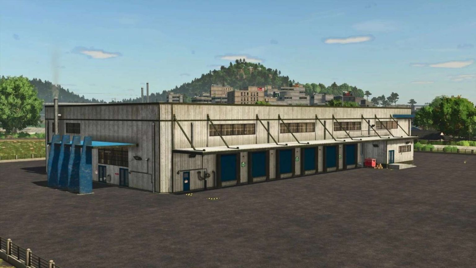 FS25 Logistics Center v1.1.0.0 Mod - Farming Simulator 25