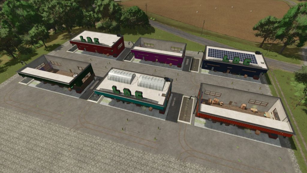 FS25 Logistics Distribution Center V1.0.0.1 Mod - Farming Simulator 25