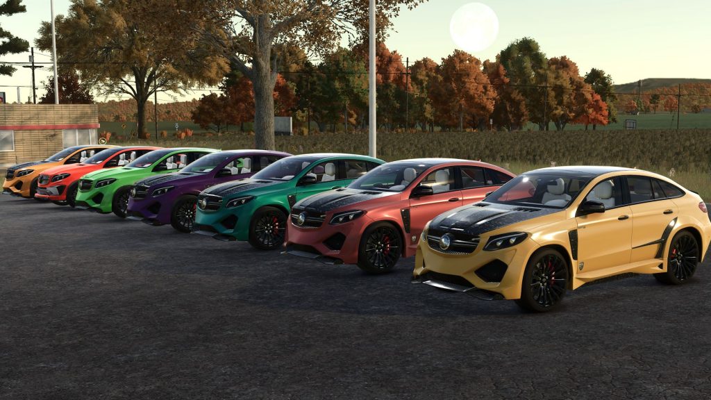 FS25 Mercedes GLE Lumma CLR G 800 V1.0.0.0 Mod - Farming Simulator 25