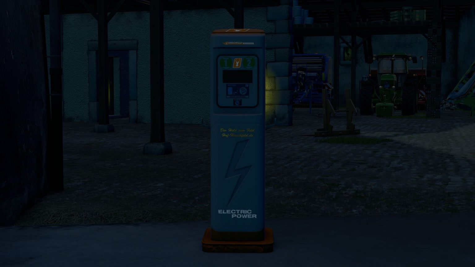 FS25 Very fast charging station V1.0.0.1 Mod - Farming Simulator 25