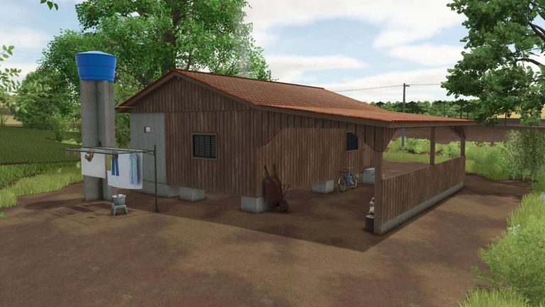 FS25 Southern Brazil Wood House v1.0.0.0 Mod - Farming Simulator 25