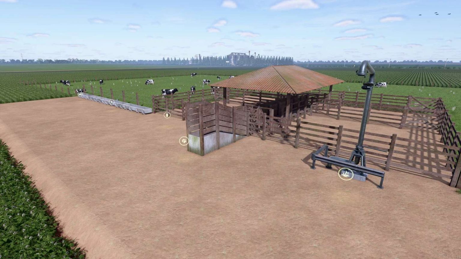 FS25 Brazilian Cow Barn v1.0.0.0 Mod - Farming Simulator 25