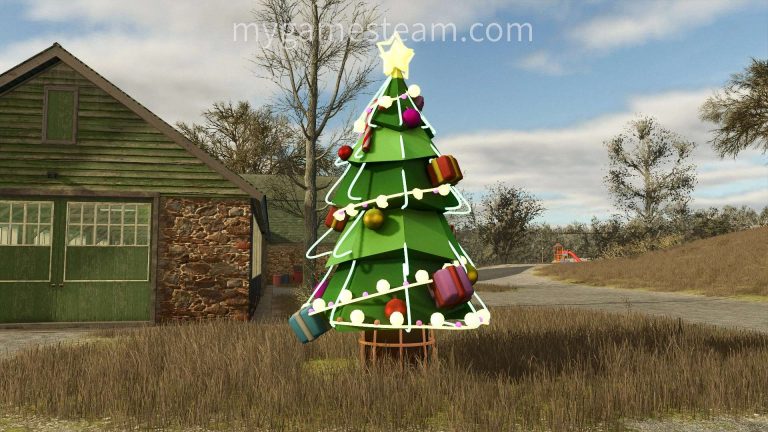 FS25 Christmas Tree v1.0.0.0 Mod - Farming Simulator 25
