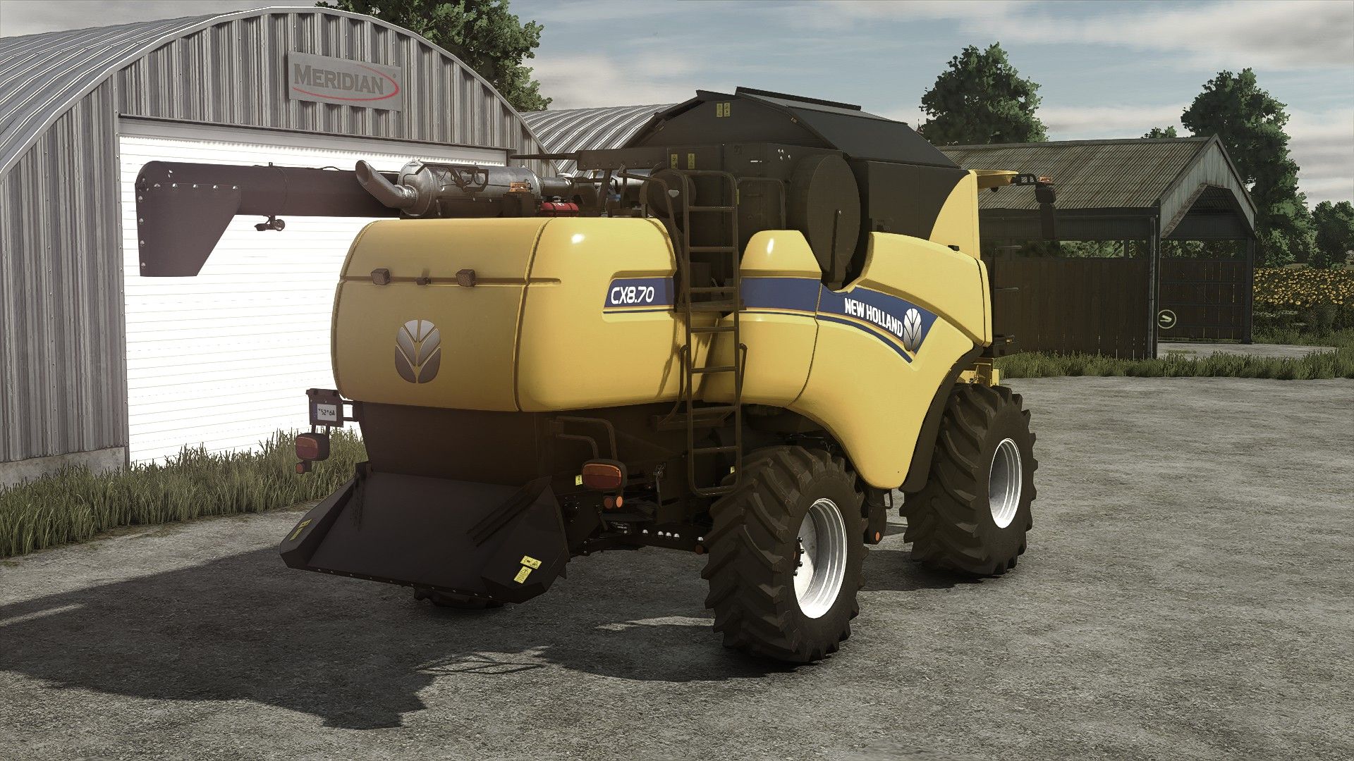 FS25 New Holland CX 8.70 - 8.90 V1.0.0.2 Mod - Farming Simulator 25