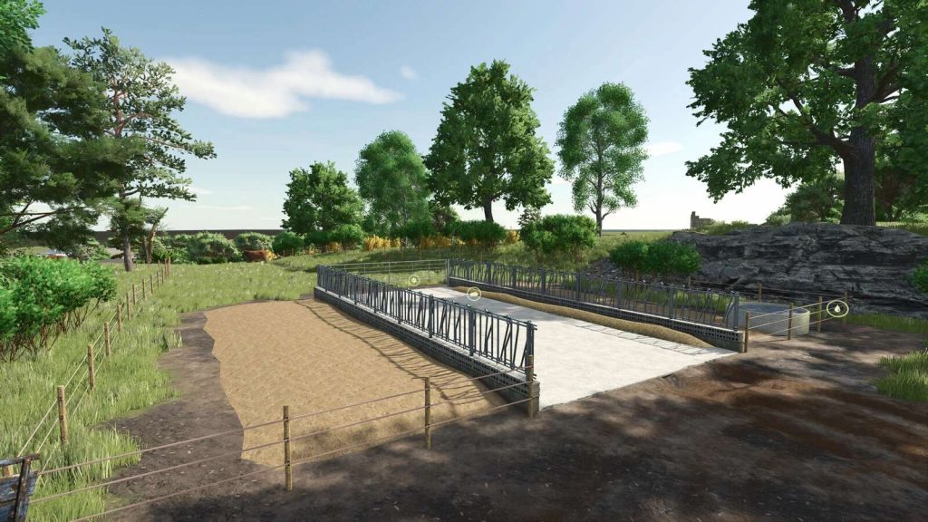 FS25 Pasture With Feeding Table v1.0.0.0 Mod - Farming Simulator 25