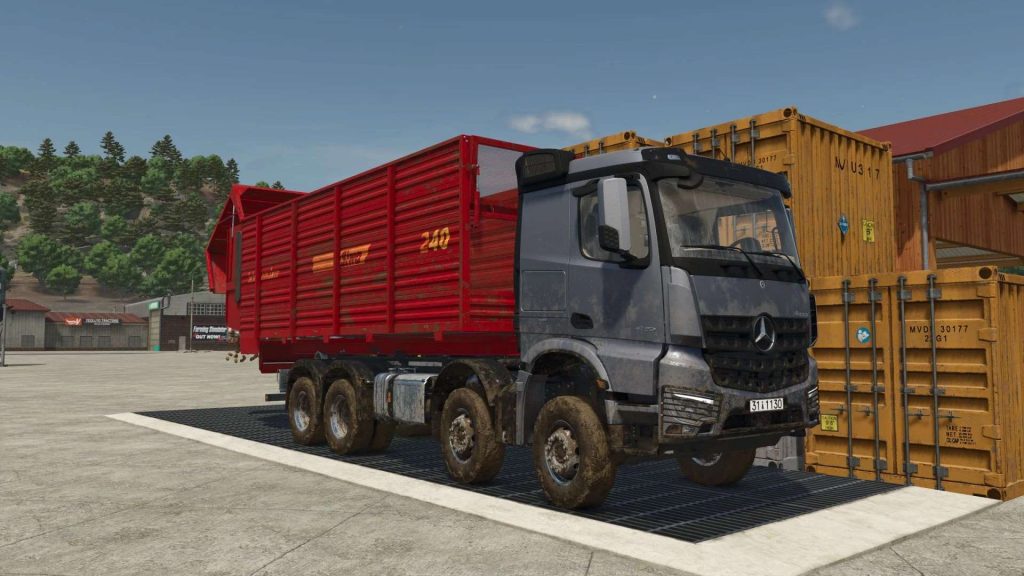 FS25 Schuitemaker Siwa 240 Hooklift Silage Container v1.0.0.0 Mod ...