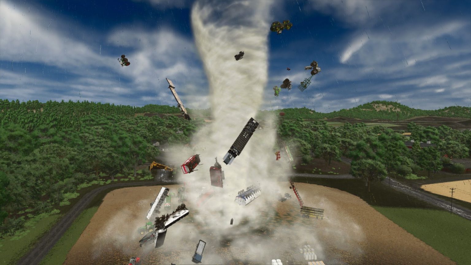 FS25 Tornado Physics V3.0.0.0 Mod - Farming Simulator 25