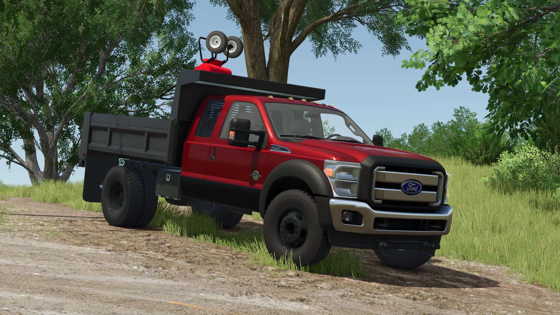 FS25 2016 Ford F450 Dump v1.1.0.0 Mod - Farming Simulator 25