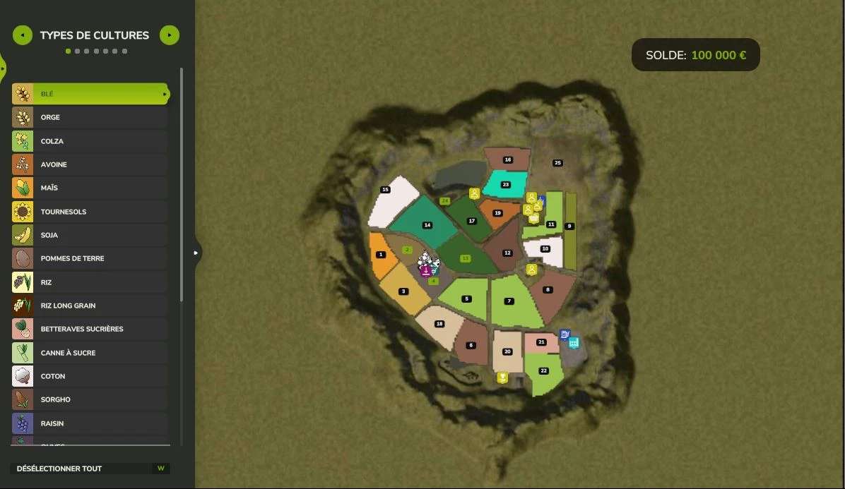 FS25 Agri Map V2.0.0.0 Mod - Farming Simulator 25