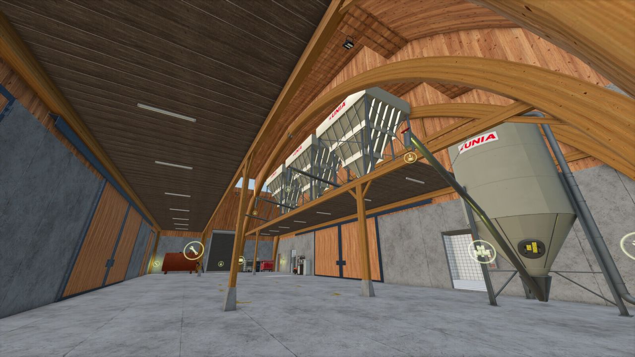 FS25 All-In-One Cowshed V1.0.0.0 Mod - Farming Simulator 25