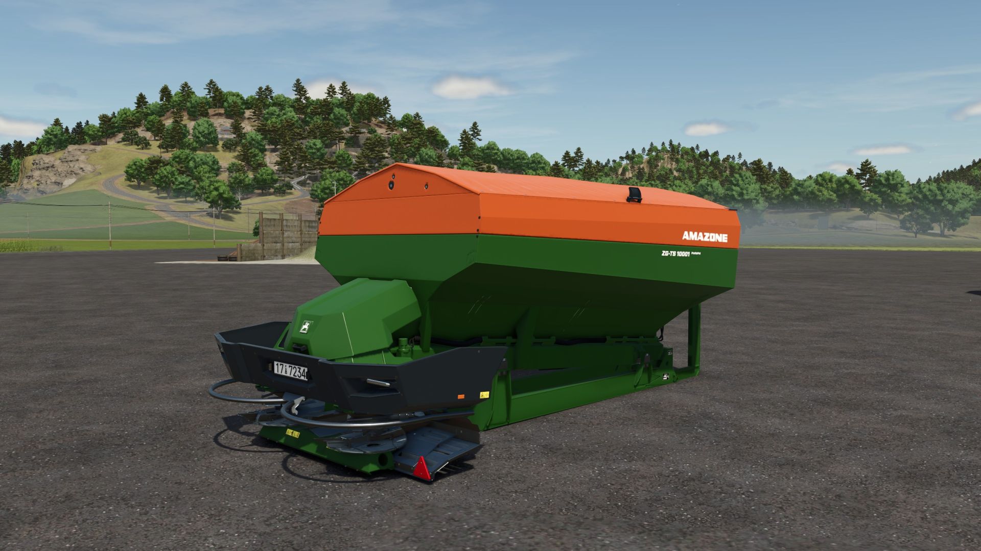 FS25 Amazone ZG-TS 10001 Ampiroll/HKL V1.0.0.1 Mod - Farming Simulator 25