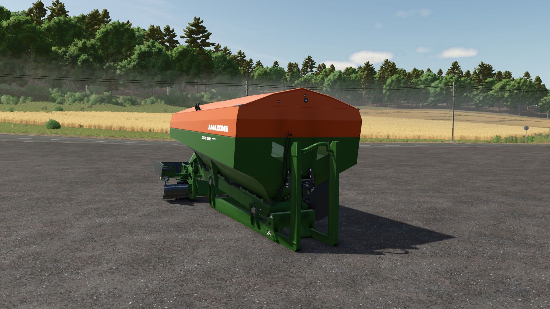 FS25 Amazone ZG-TS 10001 Ampiroll/HKL V1.0.0.1 Mod - Farming Simulator 25