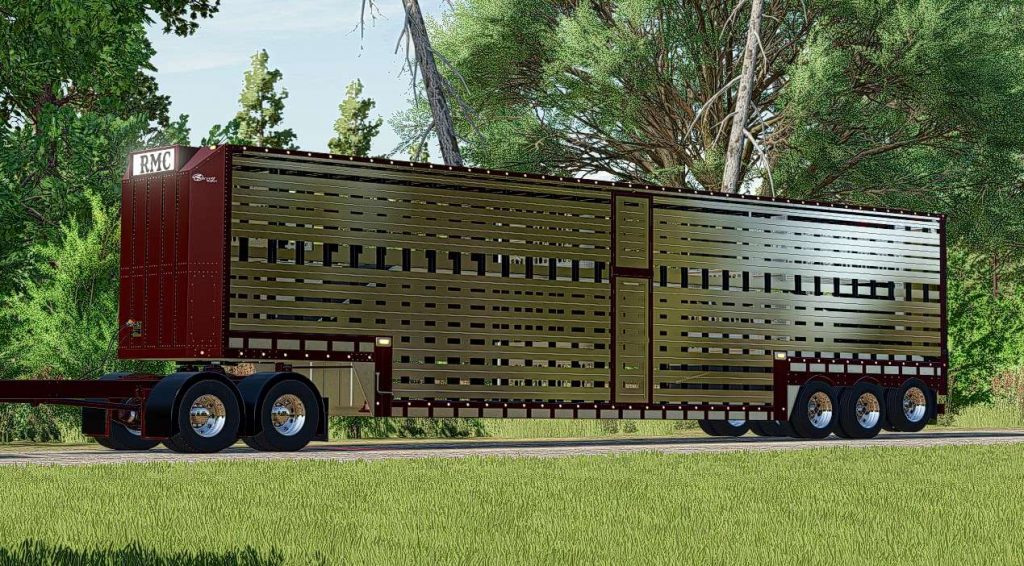 FS25 Barrett Livestock Trailer v1.0.0.0 Mod - Farming Simulator 25