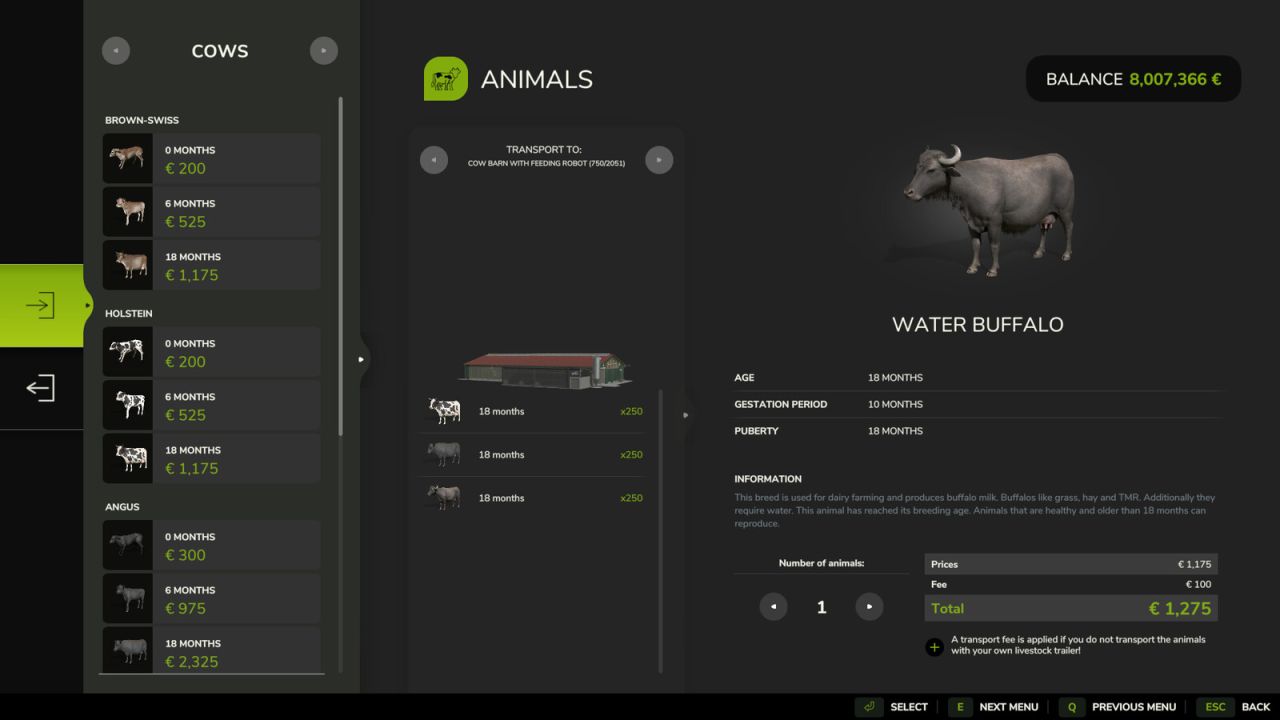 FS25 Bigger Animal Barns V1.2.0.0 Mod - Farming Simulator 25
