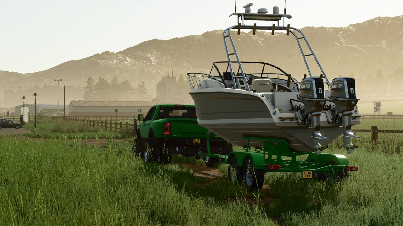 FS25 Boat Trailer V1.0.0.0 Mod - Farming Simulator 25