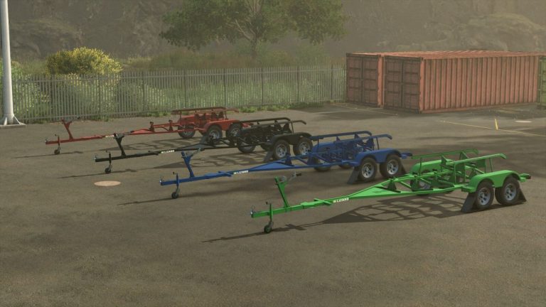 FS25 Boat Trailer V1.0.0.0 Mod - Farming Simulator 25