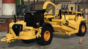 FS25 CAT 637K Scraper v1.0.0.0 Mod - Farming Simulator 25