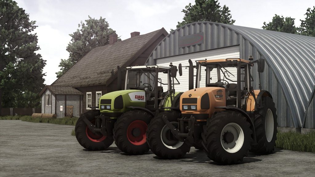 FS25 CLAAS / Renault Ares 836 RZ V1.0.0.6 Mod - Farming Simulator 25