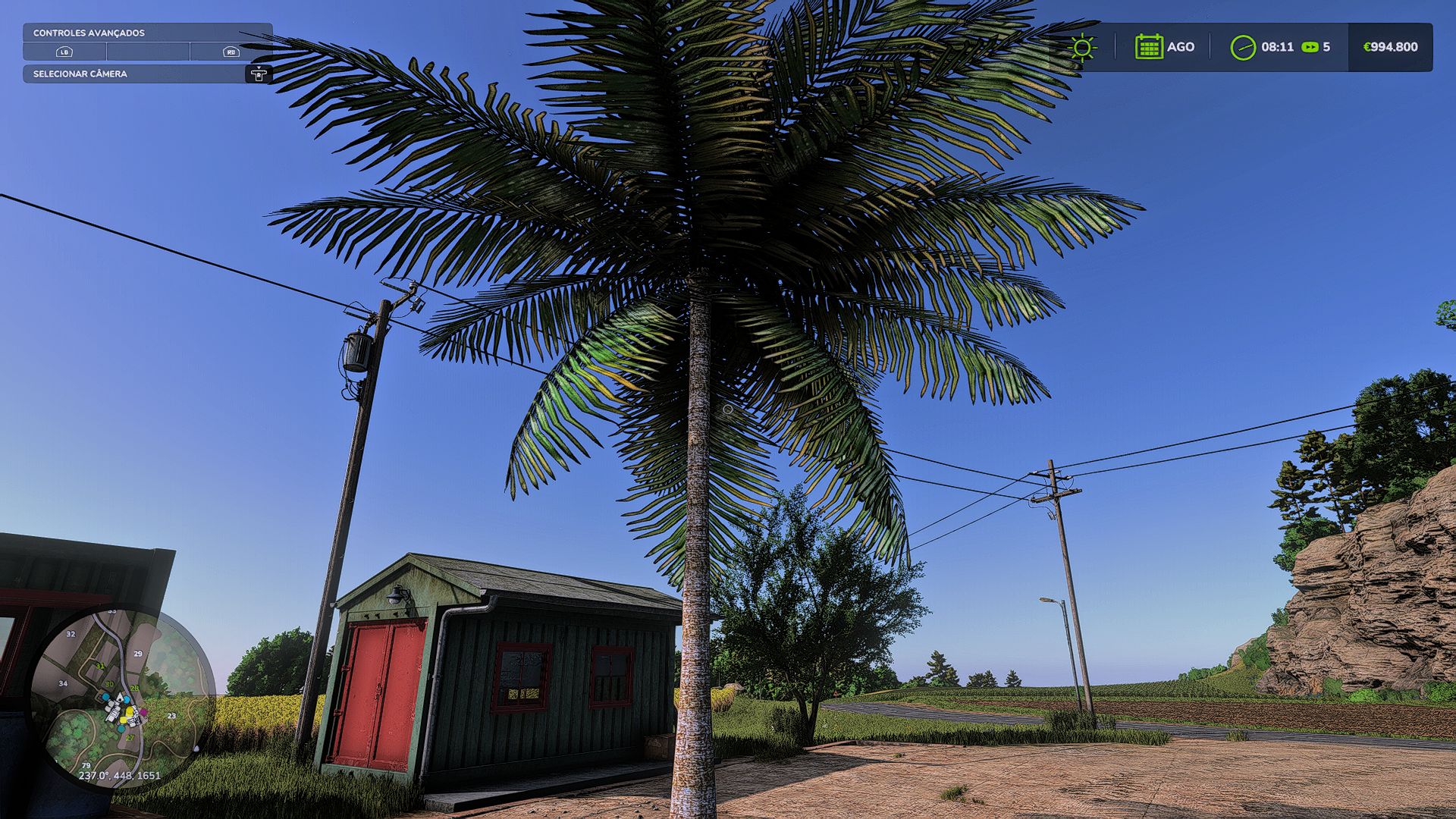 FS25 Coconut tree V1.0.0.0 Mod - Farming Simulator 25