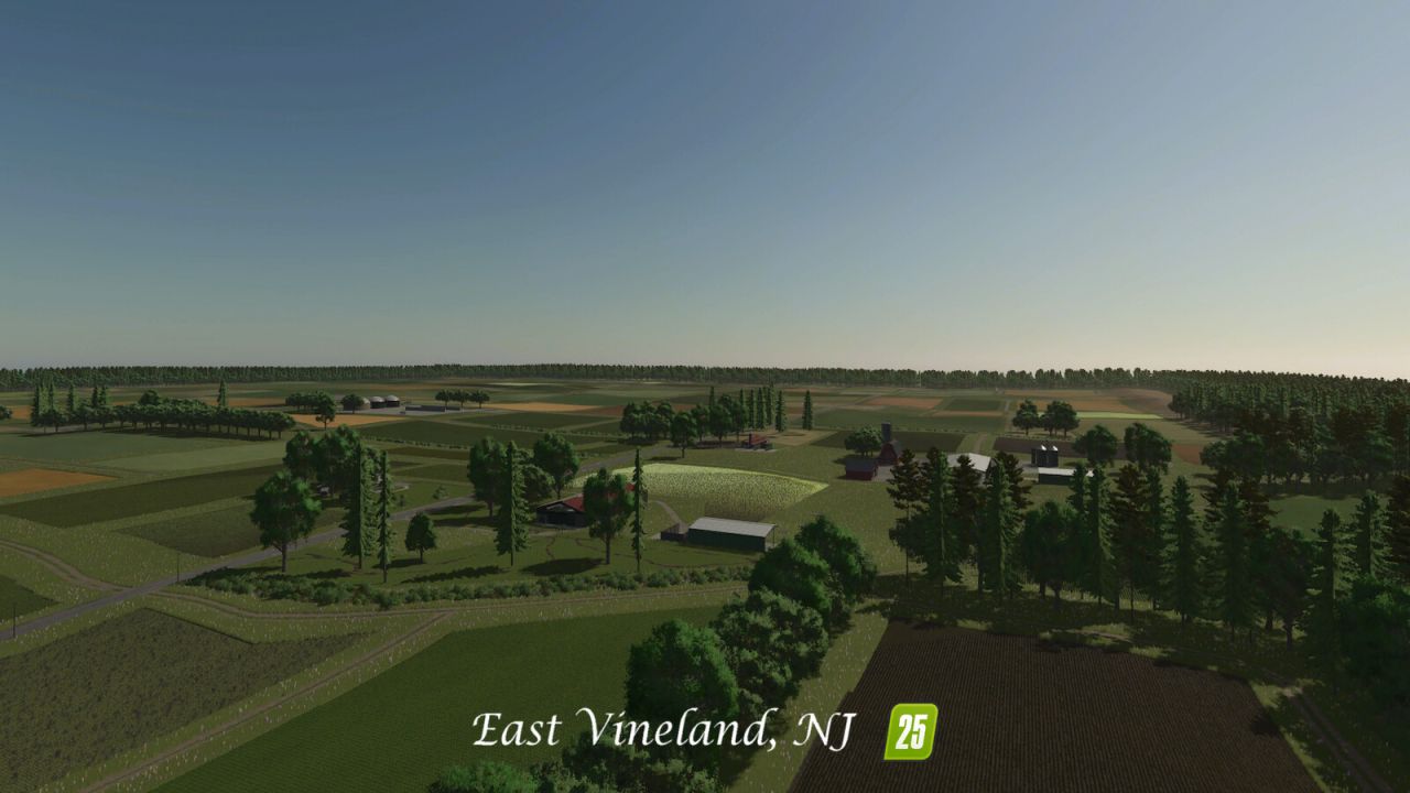 FS25 East Vineland, NJ USA V1.0.0.0 Mod - Farming Simulator 25