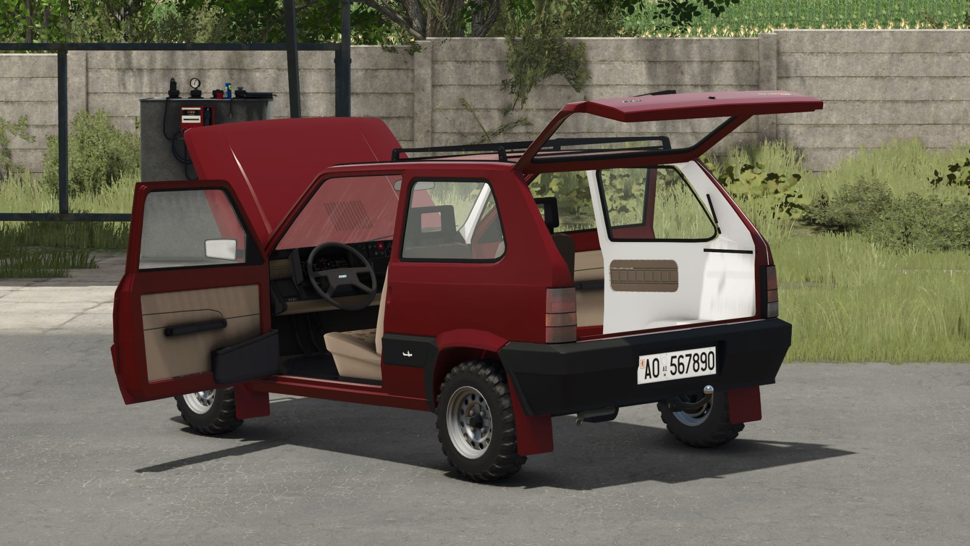 FS25 Fiat Panda V1.0.0.0 Mod - Farming Simulator 25