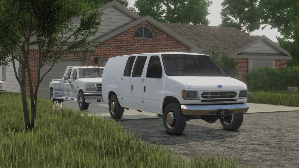FS25 Ford E250 Van V1.0.0.0 Mod - Farming Simulator 25