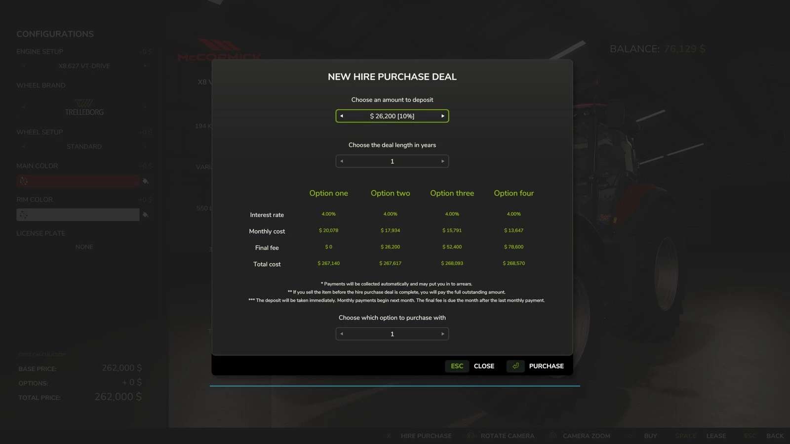 FS25 Hire Purchasing v1.0.0.9 Mod - Farming Simulator 25