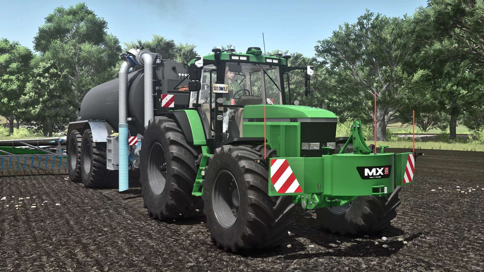 FS25 John Deere 7810 FR12 v1.5.1.1 Mod - Farming Simulator 25
