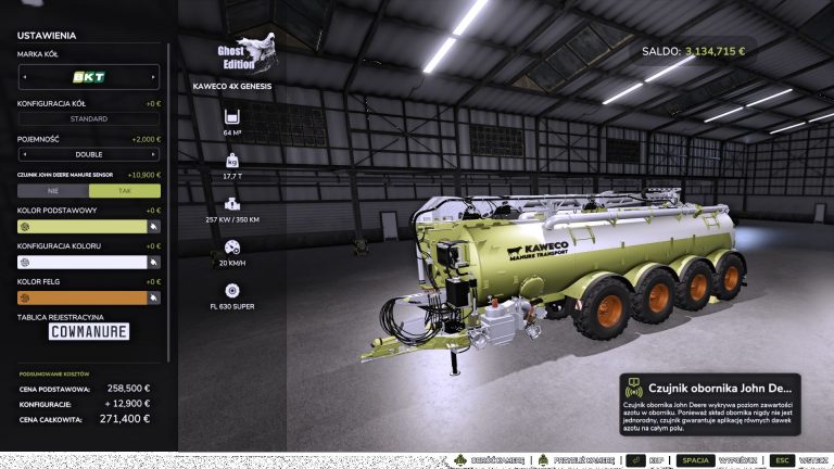 FS25 Kaweco 4X Genesis V1.0.0.0 Mod - Farming Simulator 25