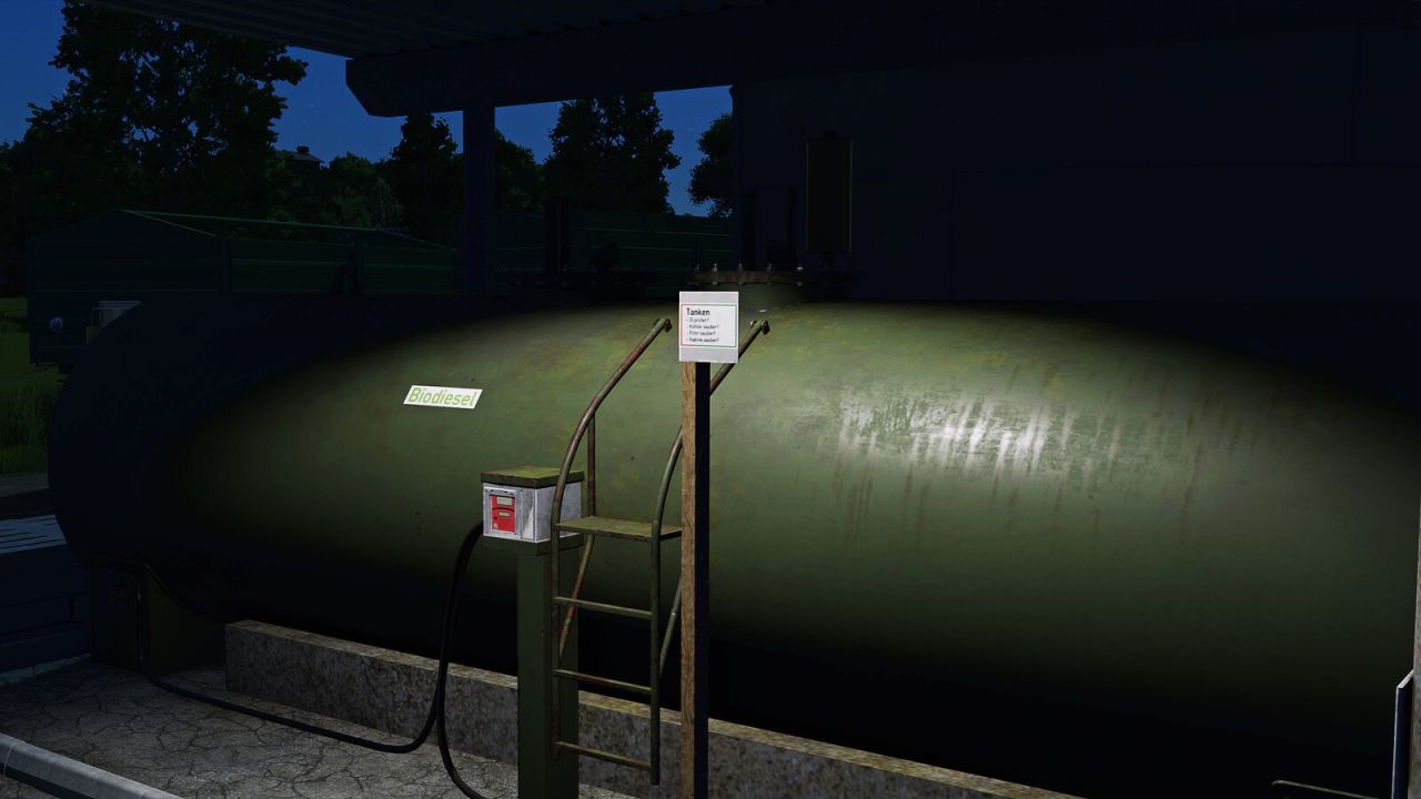 FS25 Large Farm Fuel Station V1.0.0.0 Mod - Farming Simulator 25