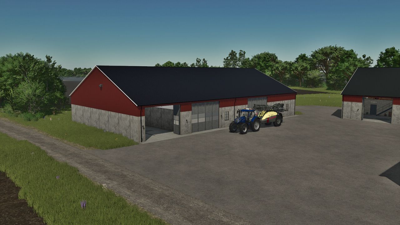FS25 Machine Hall Package V1.0.0.1 Mod - Farming Simulator 25
