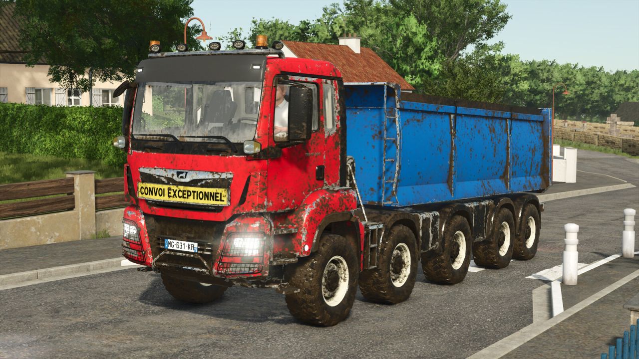 FS25 MAN TGS 18.500 Kipper V1.0.0.1 Mod - Farming Simulator 25