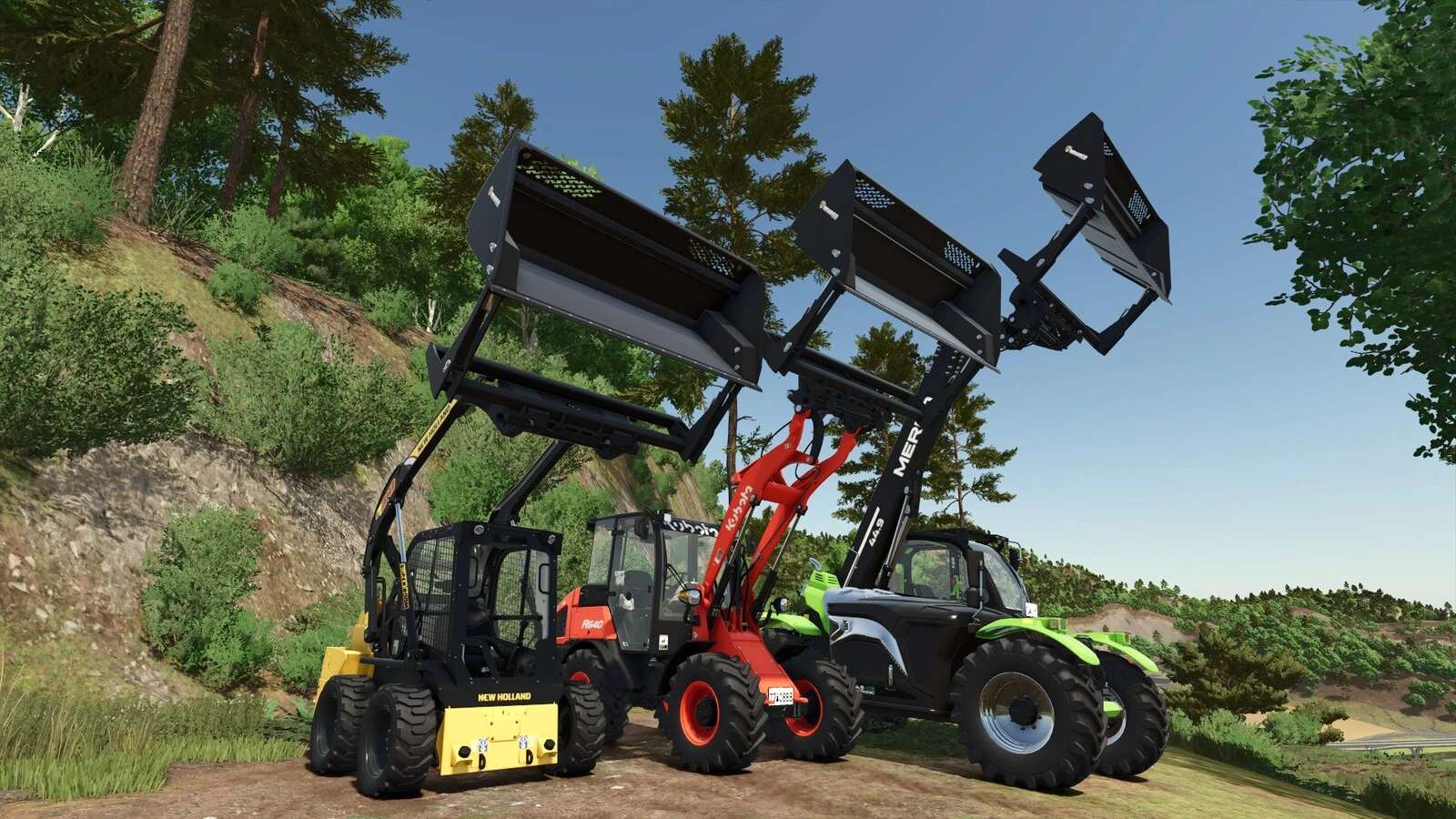 FS25 Merlo And Farm Equipment v1.1.0.0 Mod - Farming Simulator 25