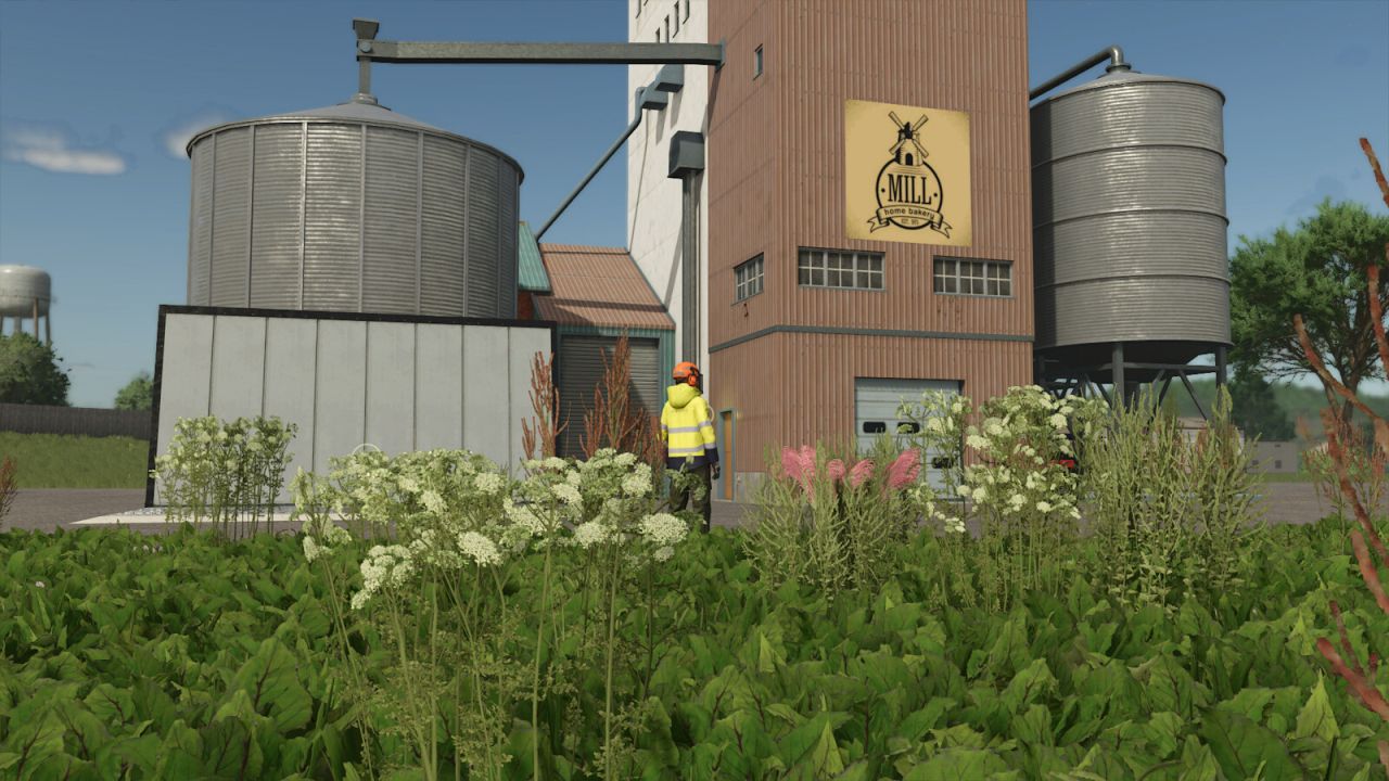 FS25 Modernized Flour Mill V1.6.0.0 Mod - Farming Simulator 25