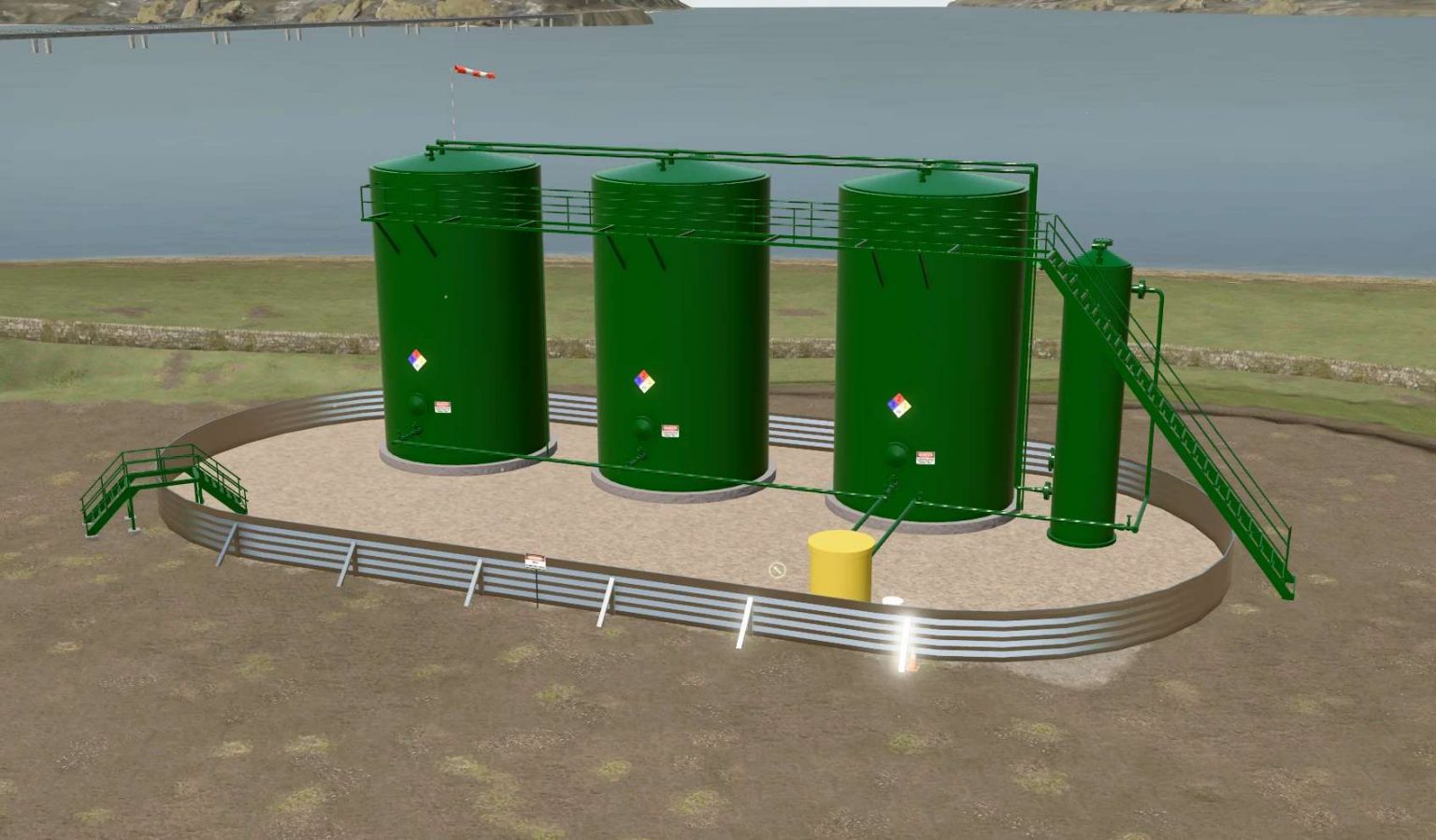 FS25 Oilfiled Water storage pack v1.0.0.0 Mod - Farming Simulator 25